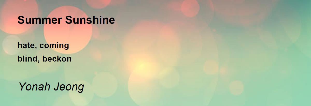 정종환의 창작실 - summer sunshine