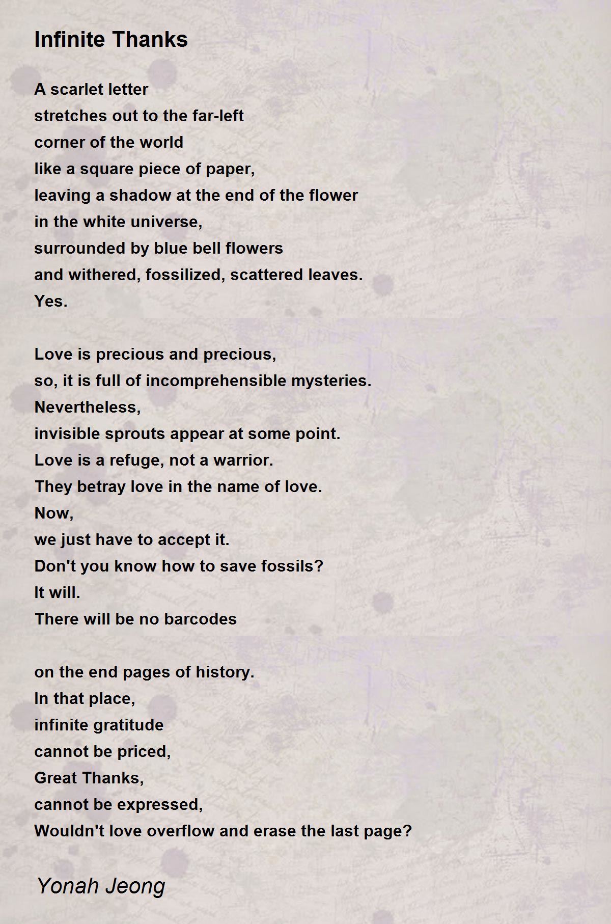 정종환의 창작실 - Infinite Thanks